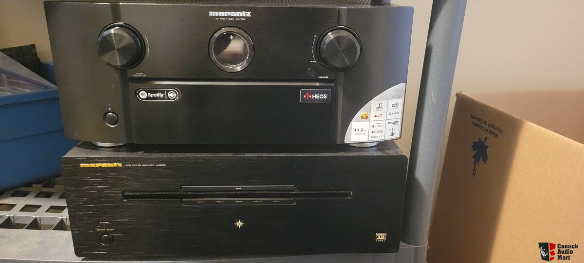 Marantz AV7703 11.2 Preamp Processor Marantz MM9000 5x150 watts For ...
