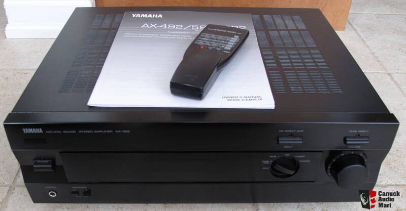 Integrated Amplifier Yamaha AX-592 with remote Photo #406617 - Canuck ...