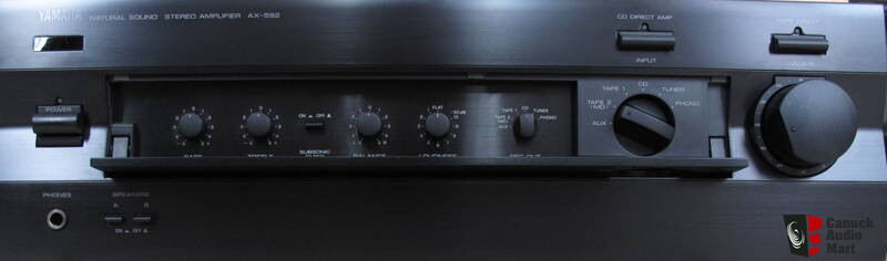 Integrated Amplifier Yamaha AX-592 with remote Photo #406617 - Canuck ...