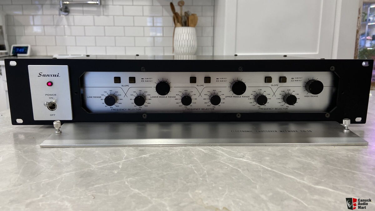 Sansui CD10 ELECTRONIC CROSSOVER FIT CA-2000 BA-5000 BA-3000 CA-3000 ...