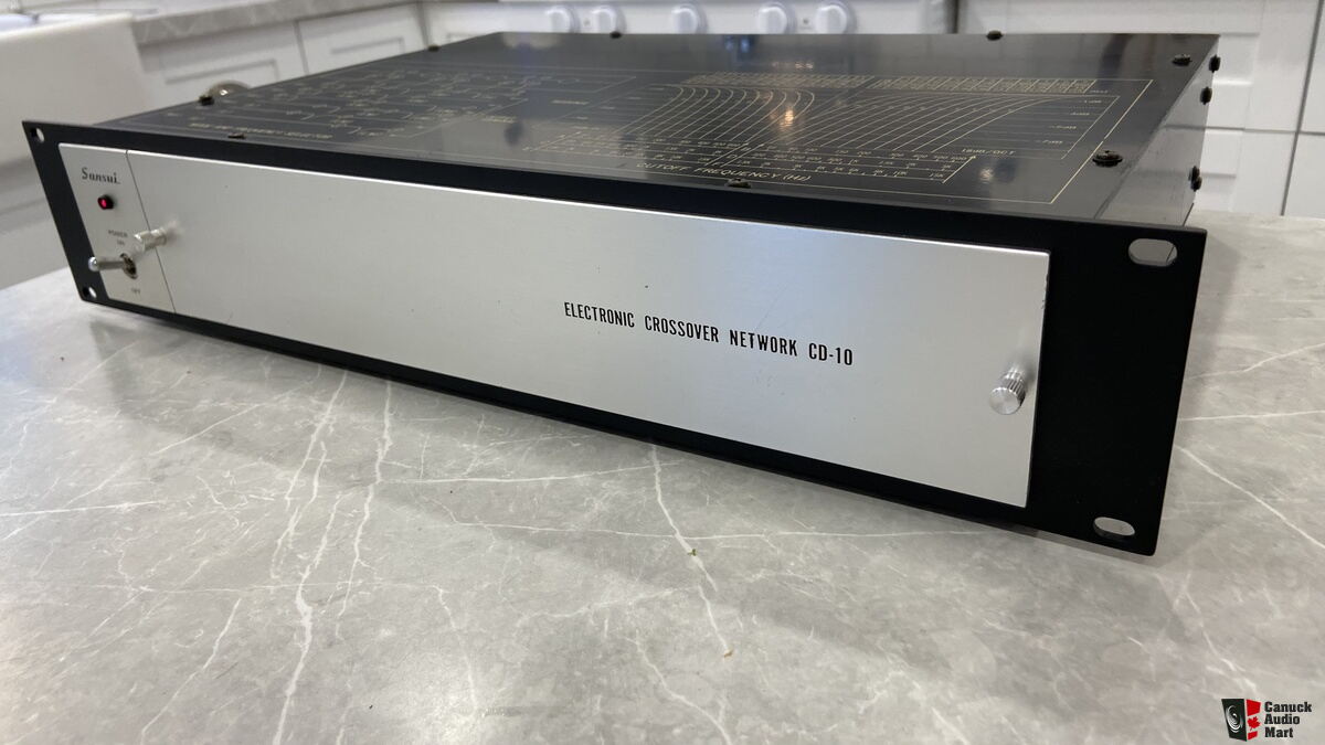 Sansui CD10 ELECTRONIC CROSSOVER FIT CA-2000 BA-5000 BA-3000 CA-3000 ...