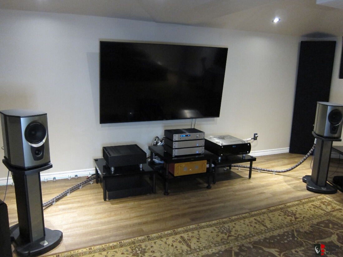 AudioSolutions Virtuoso B speakers with matching stands (retail $20500 ...