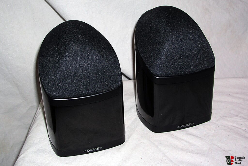 Mirage OS3 Sat Bookshelf Speakers Omnipolar High Gloss Black $300 Photo ...