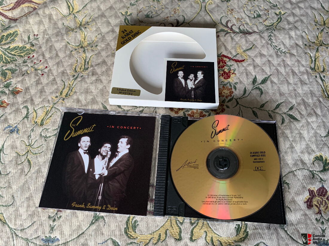 The Summit In Concert Frank Sammy & Dean 24K CD For Sale - Canuck Audio ...