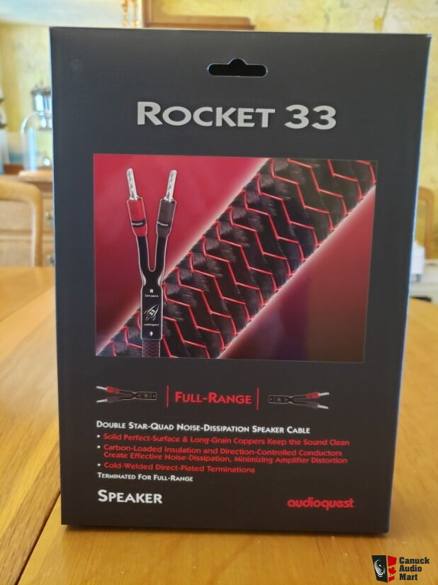 Audioquest Rocket 33 Speaker Cables (3 pair) Photo #4072633 - US Audio Mart