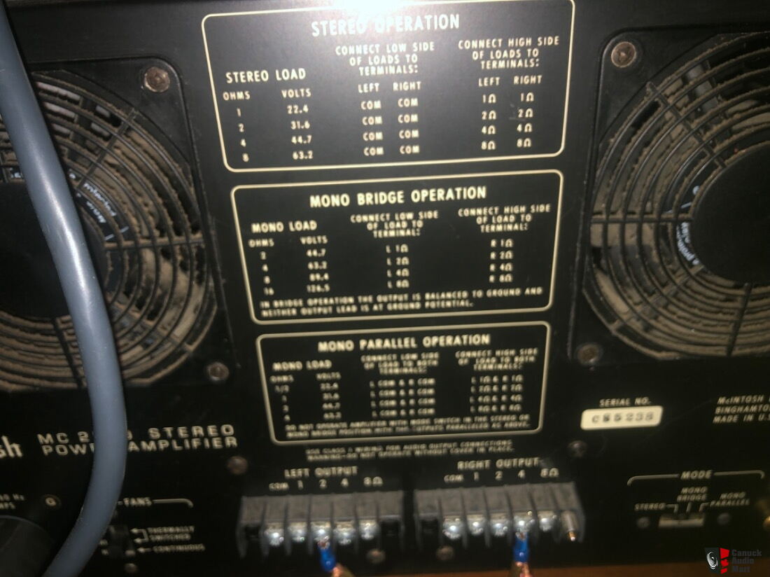 Mcintosh mc2500 Photo #4080742 - UK Audio Mart
