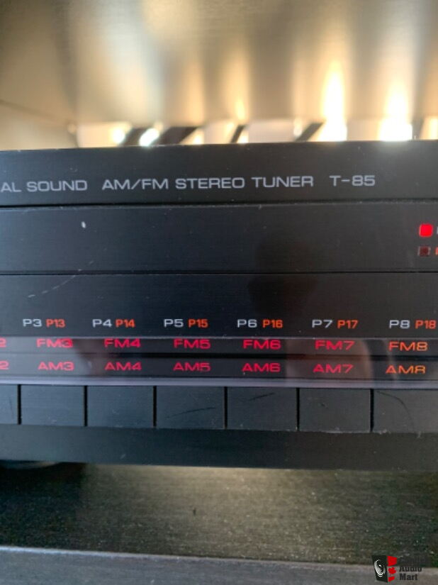 Yamaha T- 85 Tuner black One of the best ,(Super Wide-Wide-Narrow-Super ...