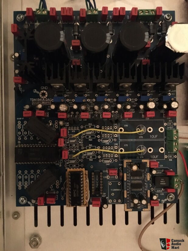 External DAC based on TDA1541 with transformer coupled Outputs Photo ...