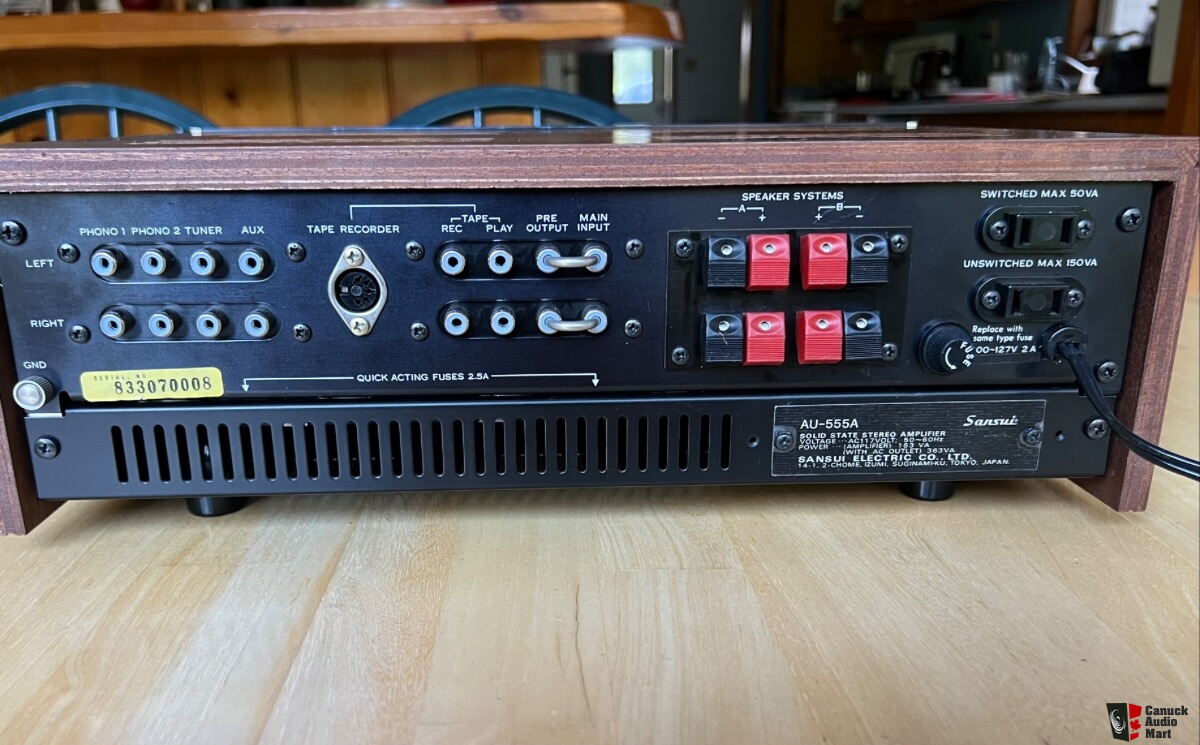 Rare Sansui AU-555A with original box and papers Photo #4088929 ...