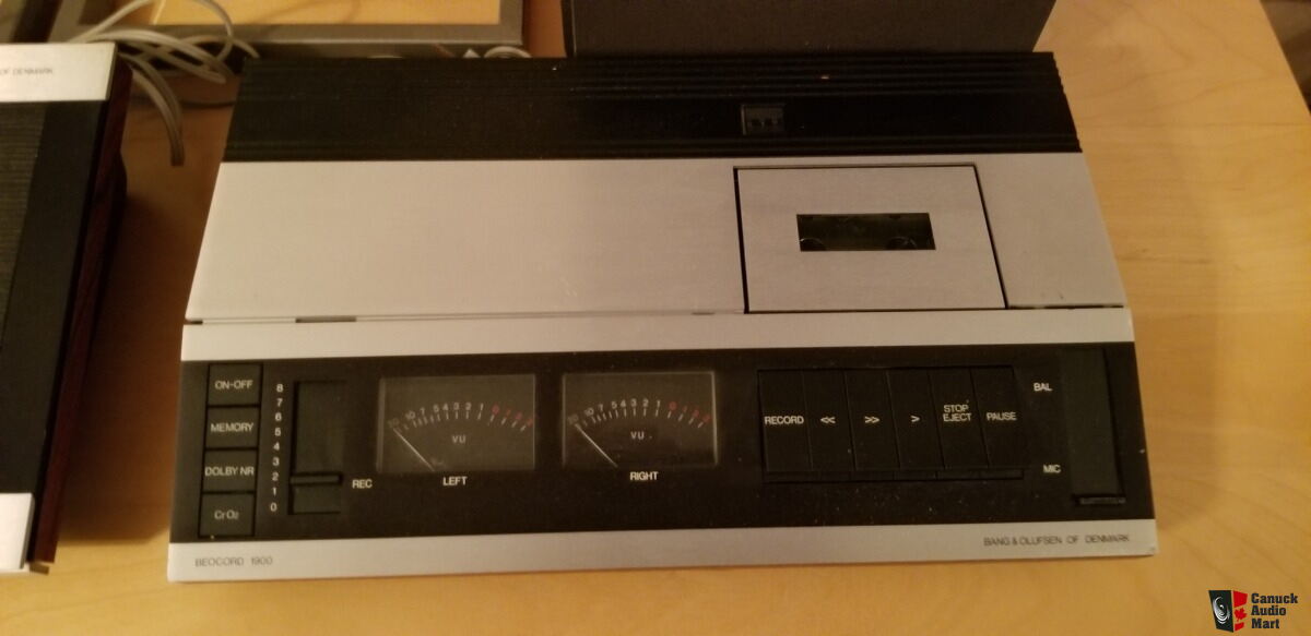 Bang & Olufsen BeoMaster 1600 Amplifier BeoCord 1900 Stereo Cassette ...