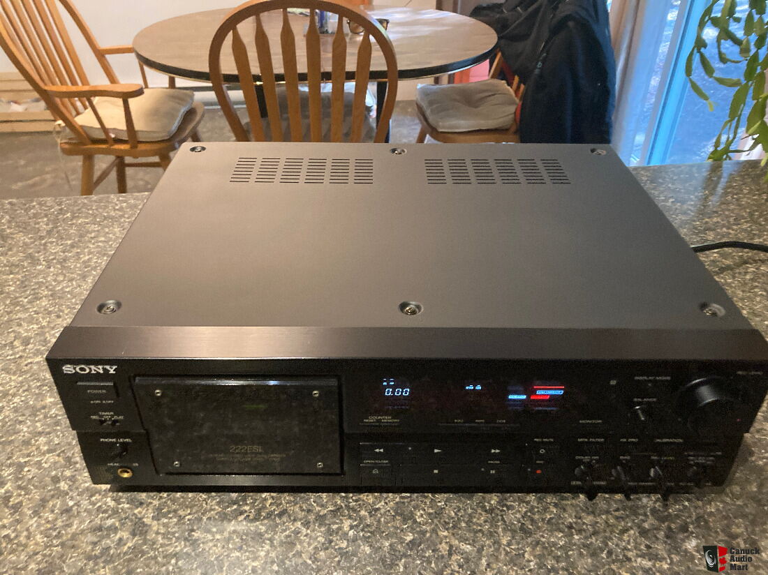 Sony TC-K 222 ESL 3 head Cassette Deck - Quartz Lock Direct Drive ...