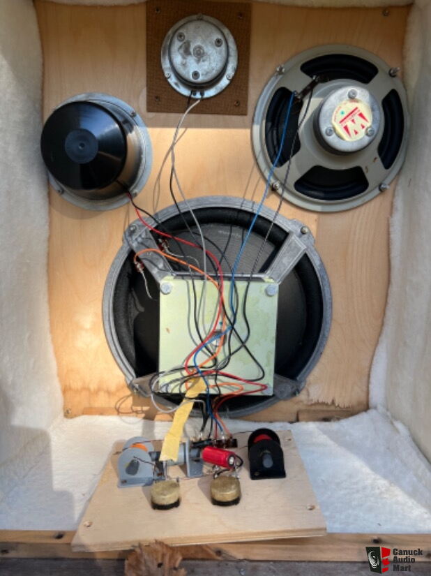 Wharfedale W70D woofer midrange tweeter Drivers / crossover/ badges ...