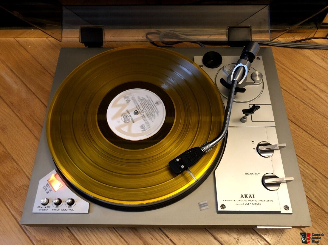 Akai AP-206 Direct Drive Semi-Auto Turntable in Excellent Condition ...