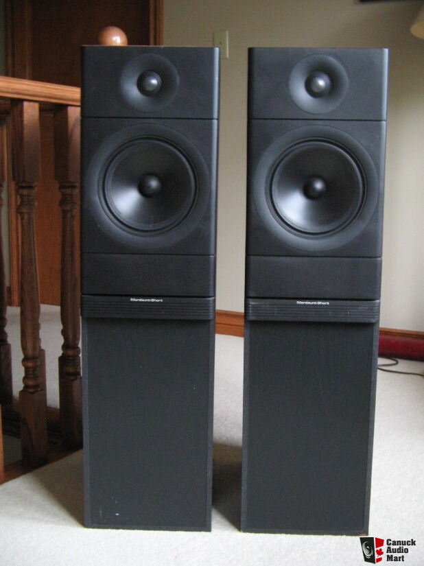 Pair of Mordaunt-Short MS3.50 Transmission-line speaker system, made in ...