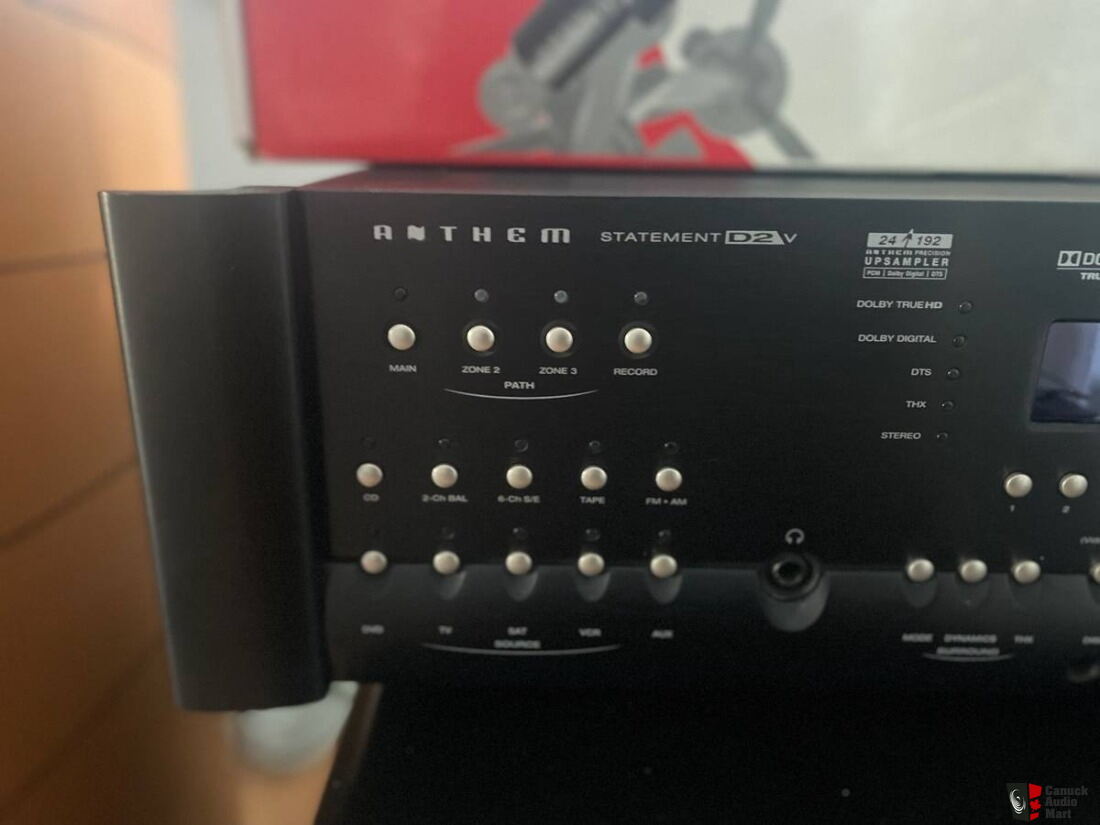 Anthem Statement D2V 7.1 Channel Home Theater Processor Photo #4094912 ...