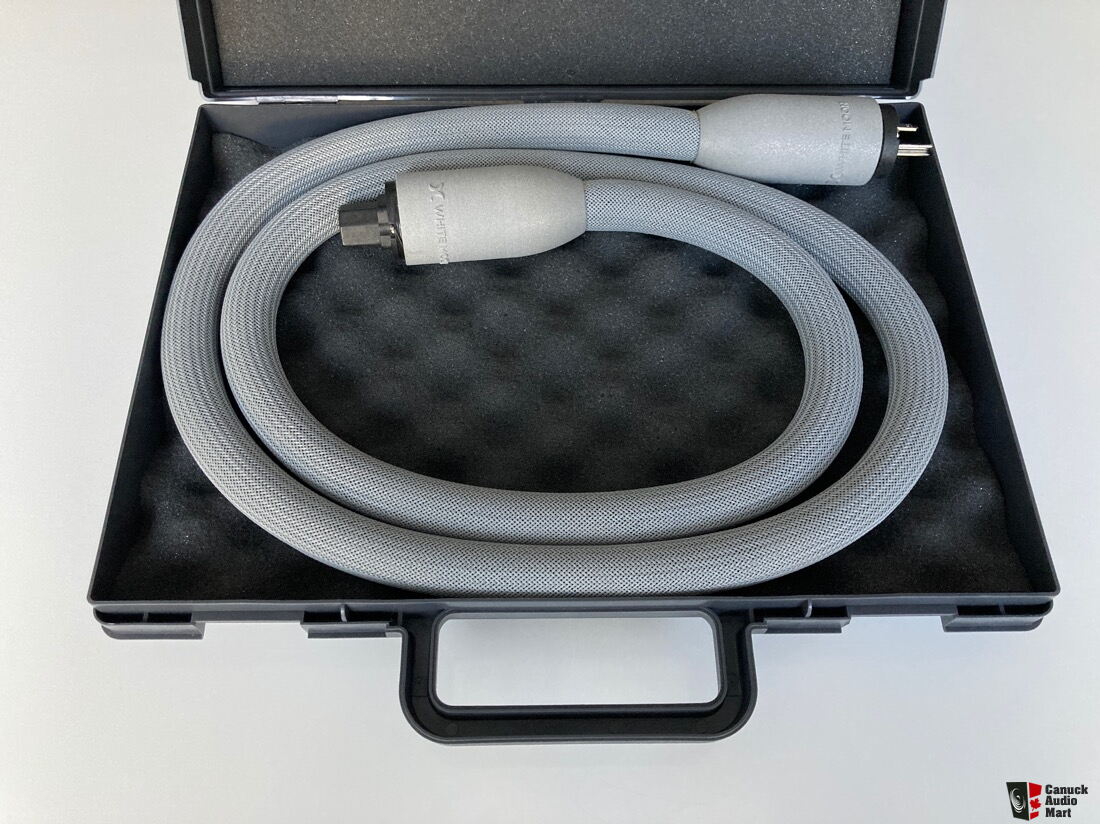 DR Acoustics White Moon Power Cable For Sale - Canuck Audio Mart