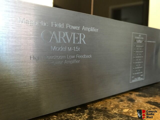 Carver M-1.5T High Power Magnetic Field Amplifier Photo #4097093 ...