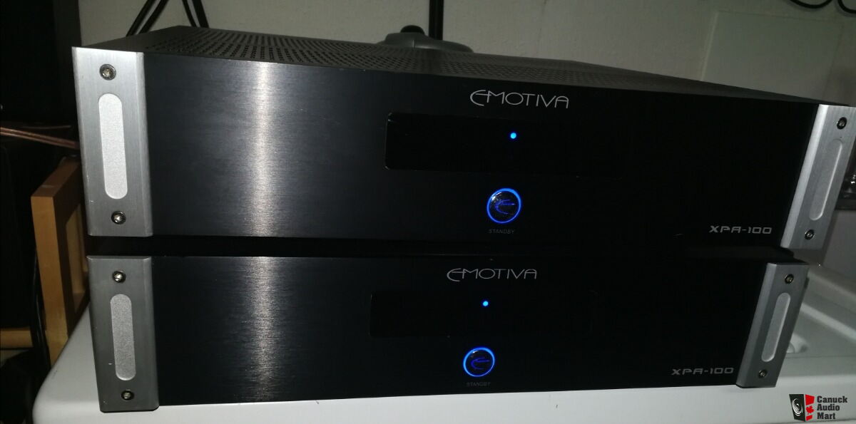Pair of Emotiva xpa 100 mono blocks (250 w each) Photo #4100112 ...