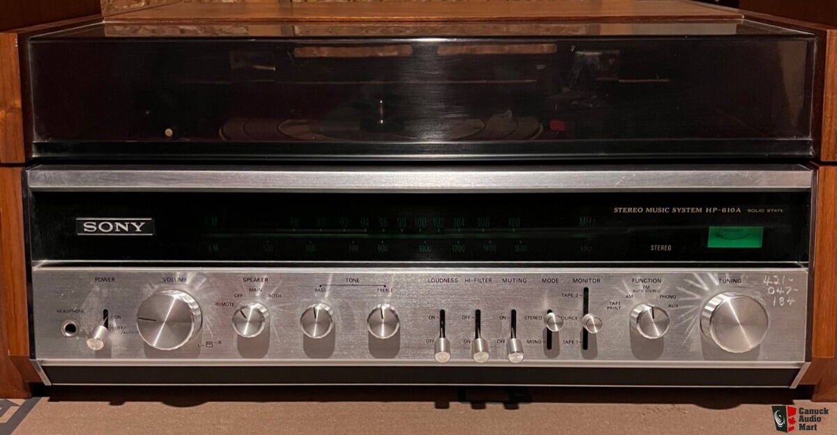 Sony HP610A Stereo System with Dual turntable and Sony TC-160 Player ...