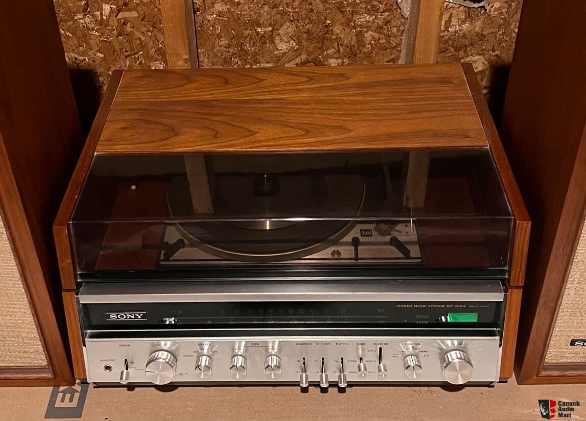 Sony HP610A Stereo System with Dual turntable and Sony TC-160 Player ...