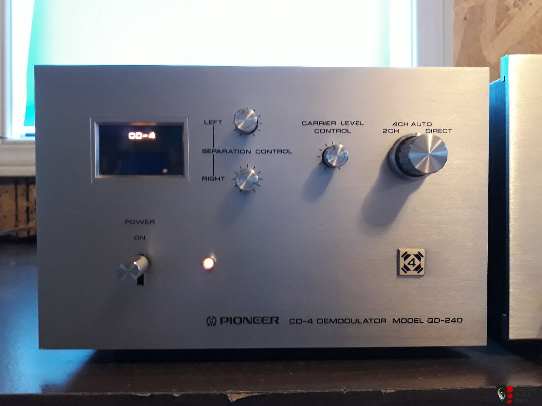 Pioneer QD-240 CD4 demodulator (phono preamp); PC-21 quadraphonic ...