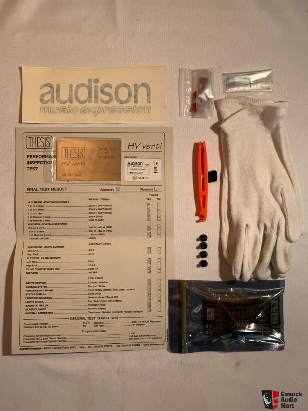 Audison Thesis HV Venti The Amplifier - Stunning Car Audio - Very Close ...