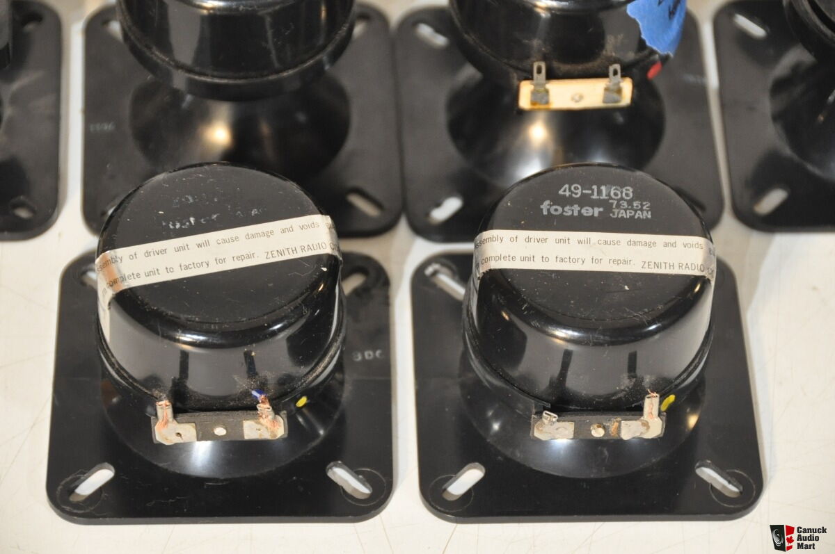 Various Used Foster 87mm Square Horn Tweeters - Audiosphere, Cerwin ...