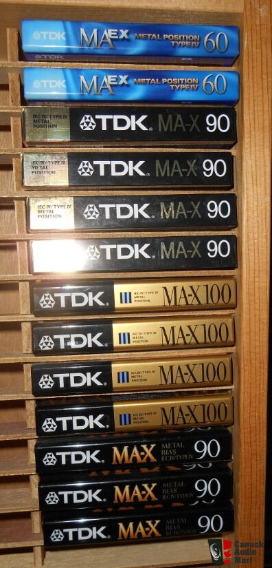 13 NOS TDK Metal Cassette Tape Blanks For Sale - Canuck Audio Mart