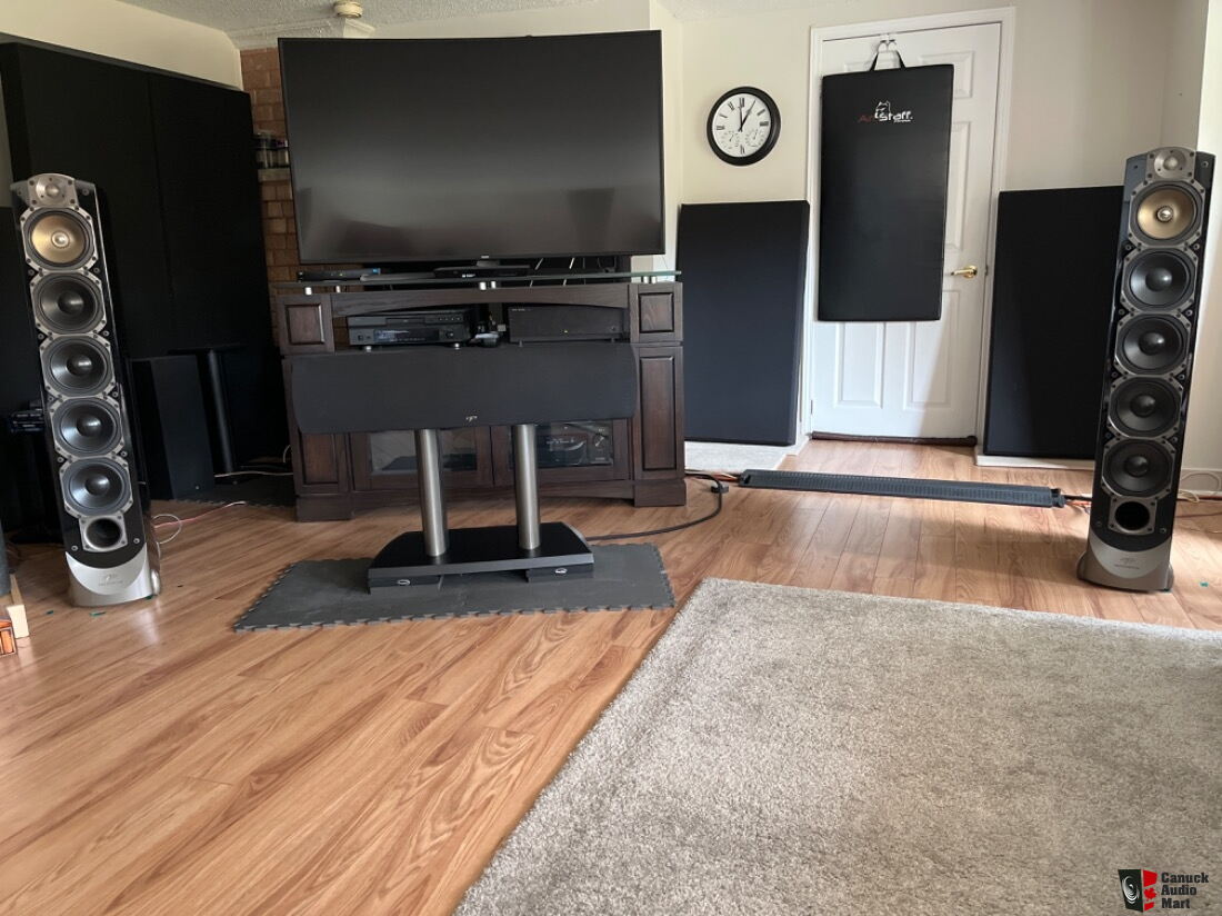 3 Paradigm S8 V2 speakers in piano black For Sale - Canuck Audio Mart