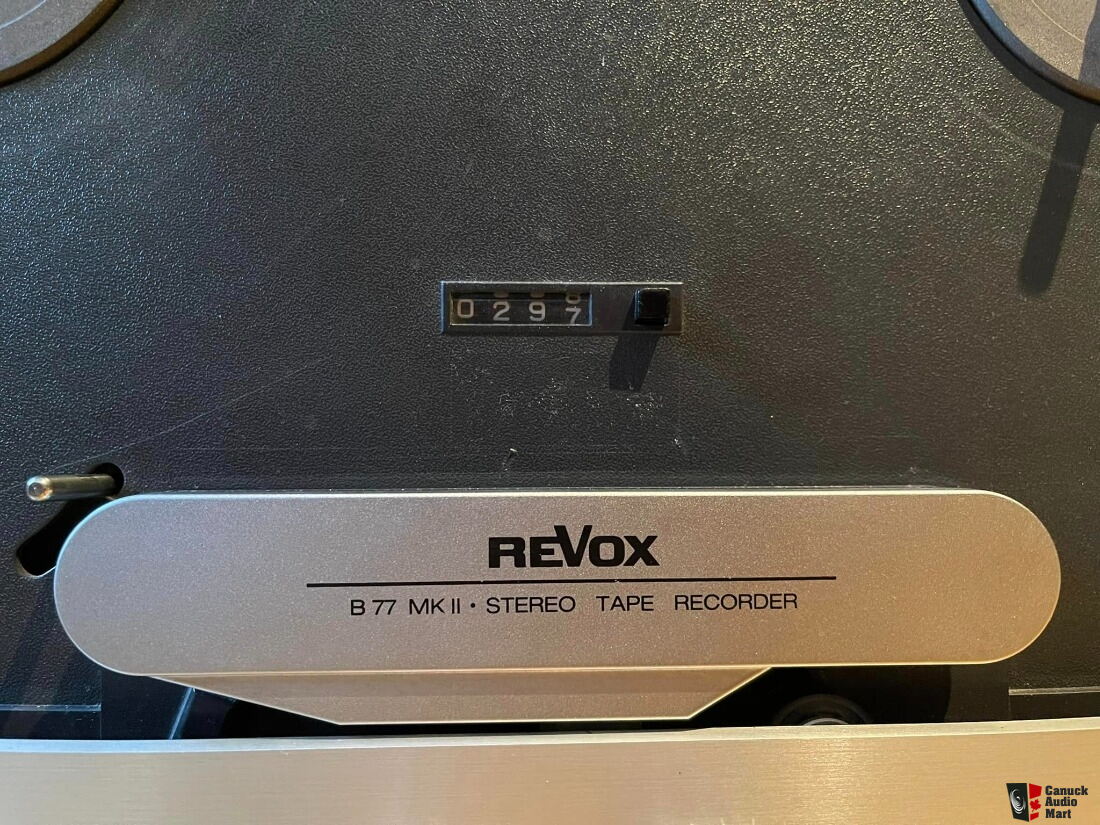 Revox B77 MKII 2 tracks 7.5IPS Photo #4109660 - Canuck Audio Mart