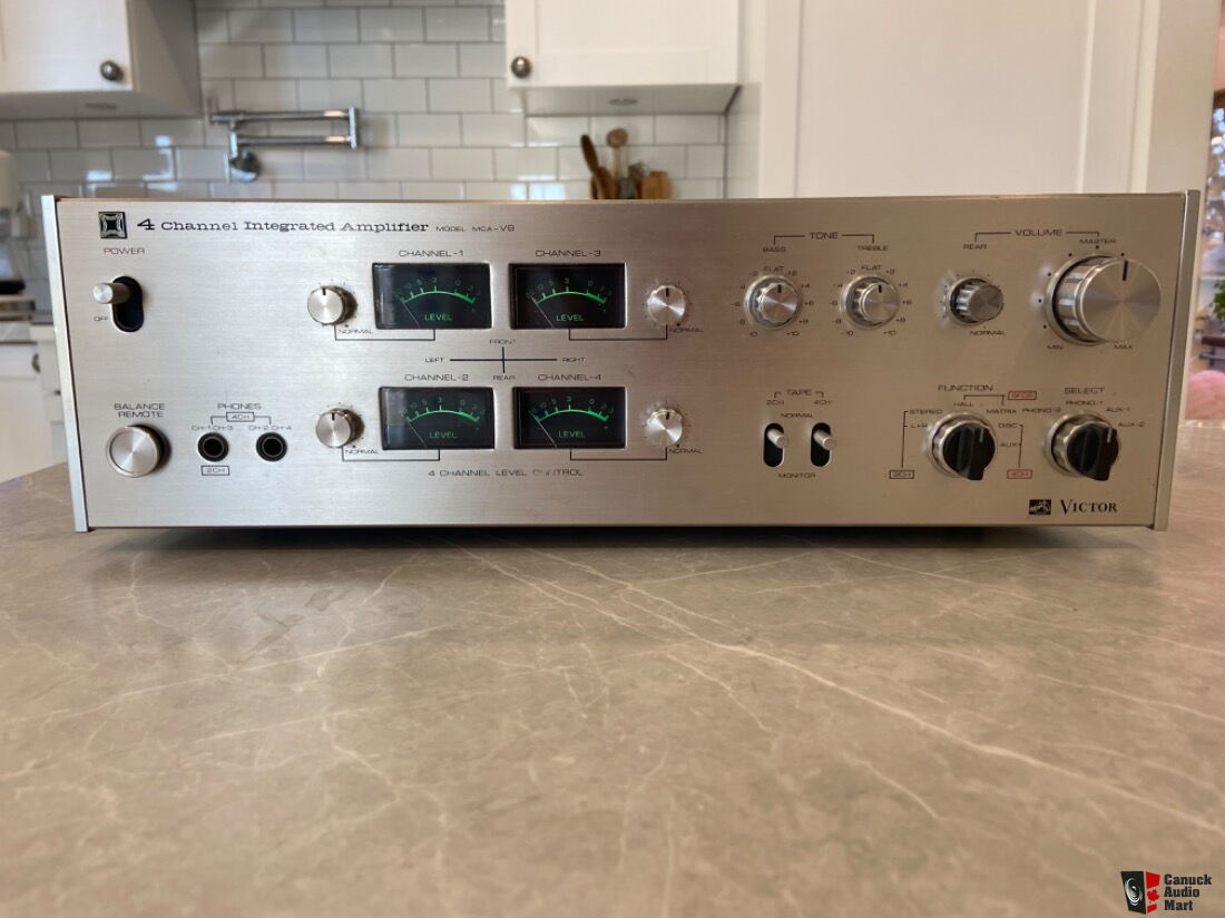 JVC VICTOR MCA-V9 amplifier ,,4 chanel,,free ontario shipping Photo ...