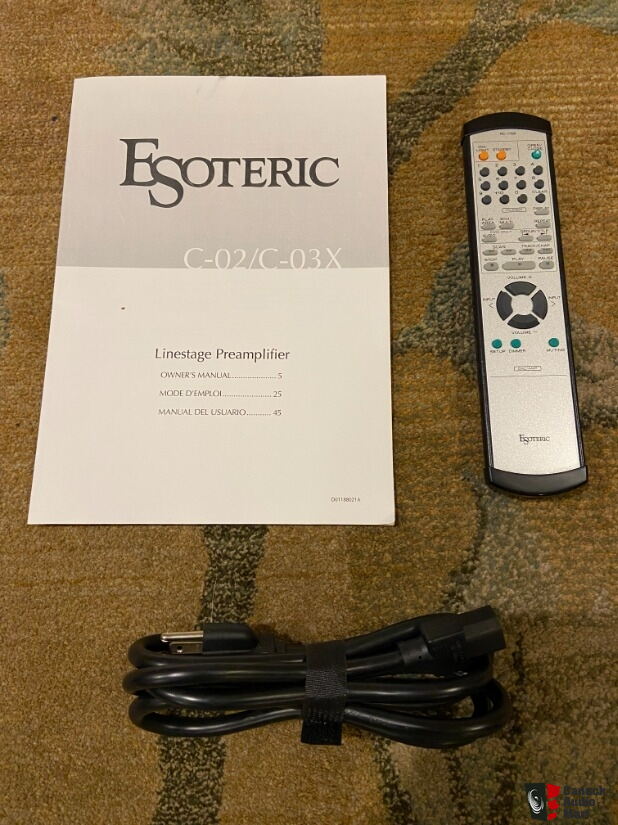 Esoteric C-03x Preamp - REDUCED Photo #4115511 - US Audio Mart