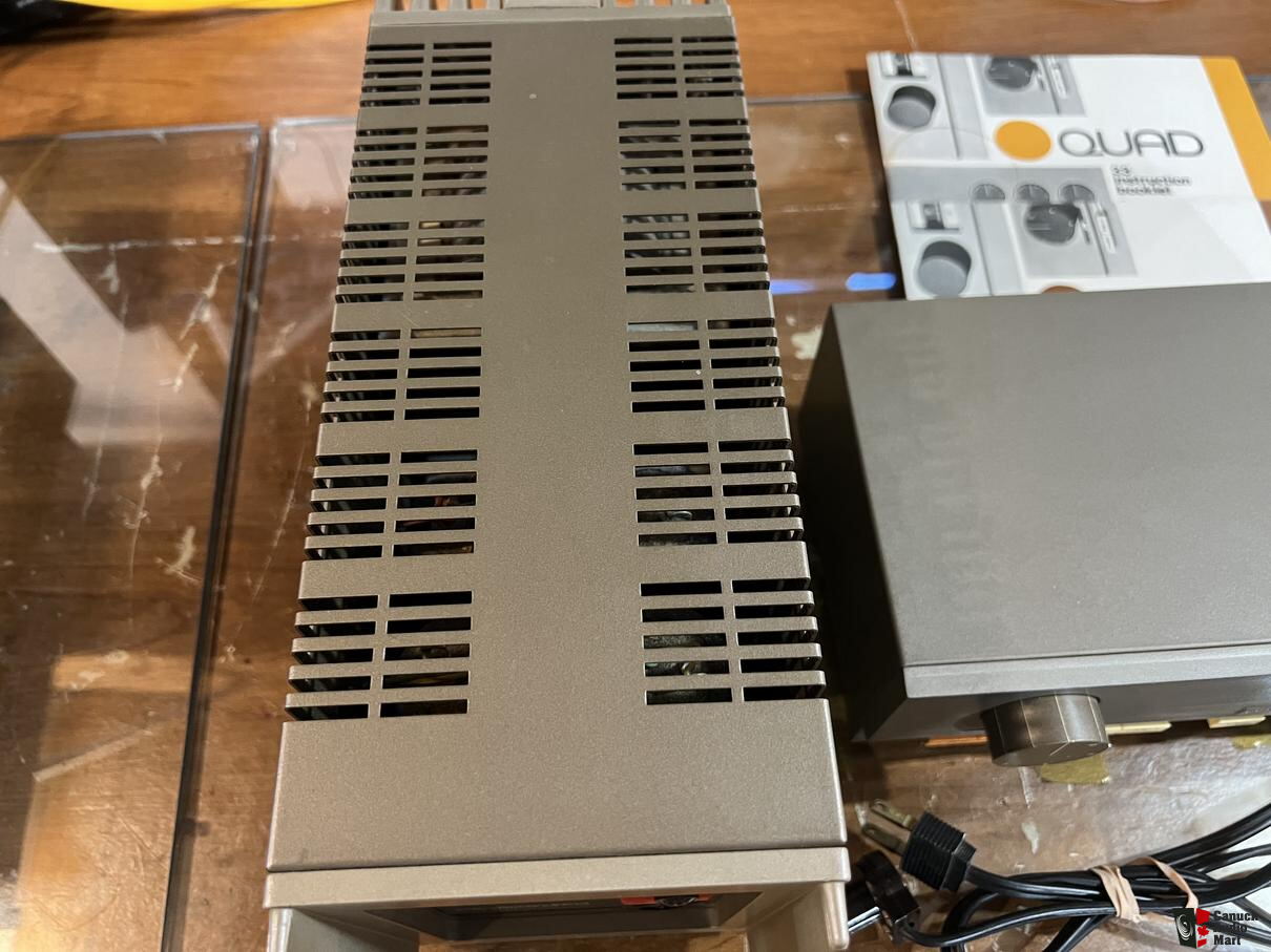 quad 33/303 with cables and manual Photo #4116751 - Canuck Audio Mart
