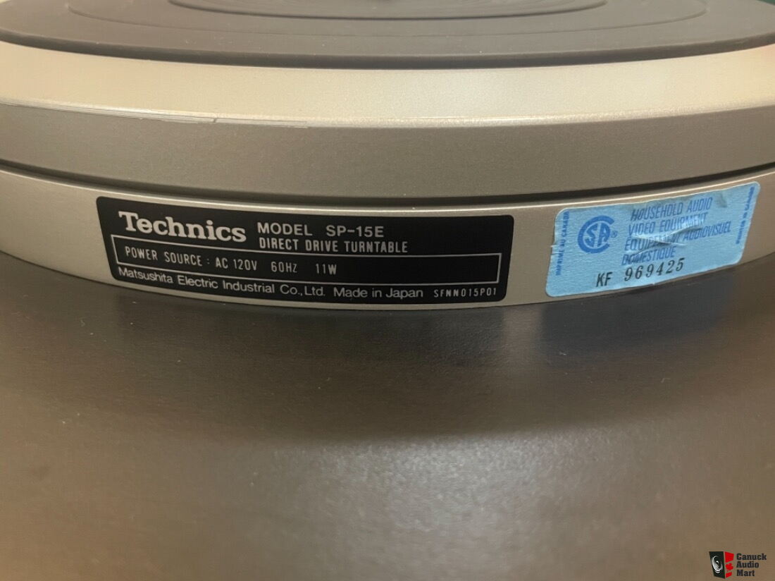 Reduce Technics SP-15 turntable one of top of the line Photo #4121599 ...