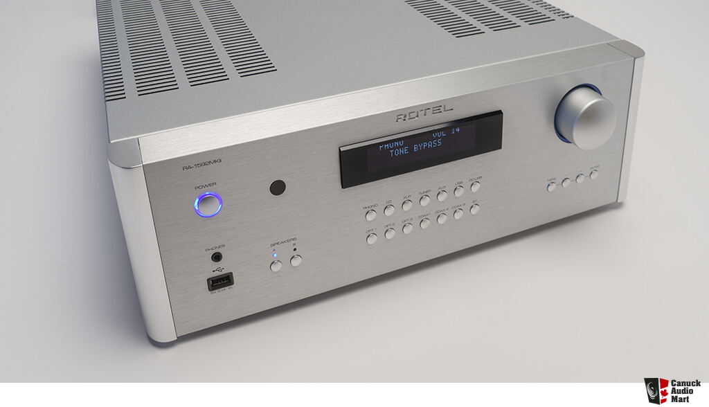 Rotel RA-1572 MKII Integrated Amp (Silver): Excellent B-Stock (Open Box ...