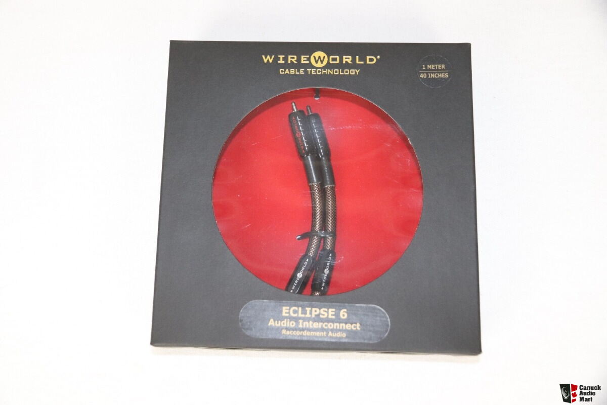 Wireworld Eclipse 6 RCA Interconnects - 1m - Original Box For Sale ...