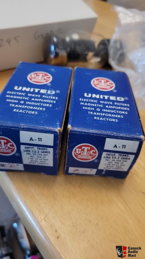 UTC A-11 step up transformer for MC cartridge, NOS pair Photo #4124527 ...