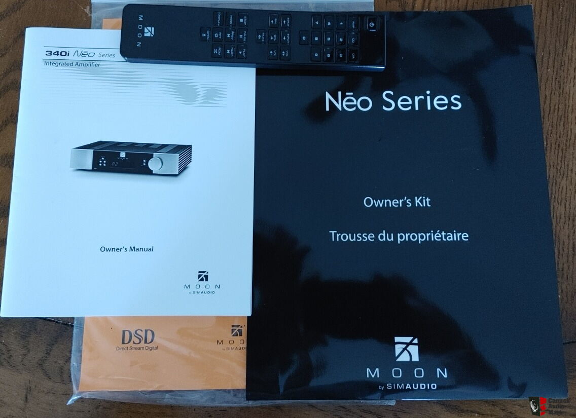 Simaudio Moon 340i D3PX Integrated Amplifier w/DAC Phono Photo #4124696 ...