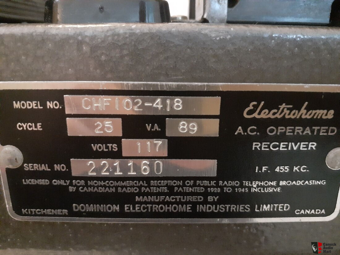 Rare and Classic Electrohome Mono Block Tube Amplifiers Photo #4124961 ...