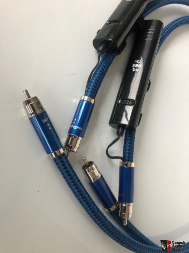 AudioQuest Sky reference level silver w/ DBS system 1 meter rca cables ...
