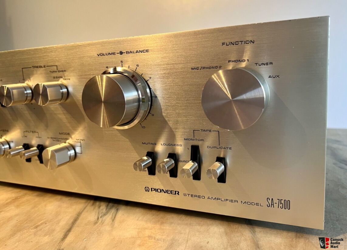 Refurbished 1976 Pioneer SA-7500 Integrated Amp 26.4lbs of hifi gold ...
