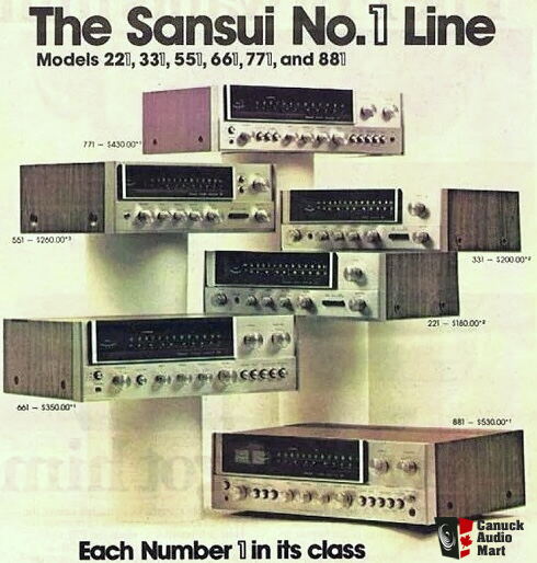 Sansui 881 Stereo Receiver Photo #4131125 - UK Audio Mart