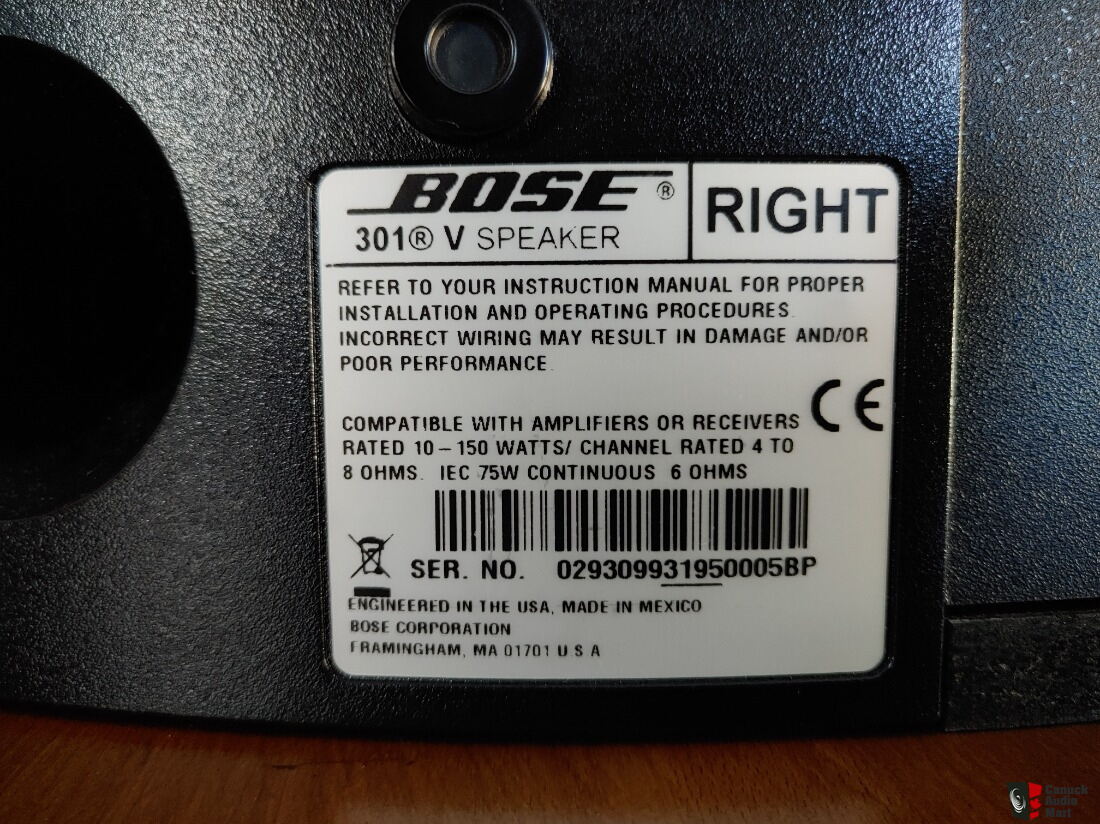 Bose 301 serie V Photo #4132812 - Canuck Audio Mart
