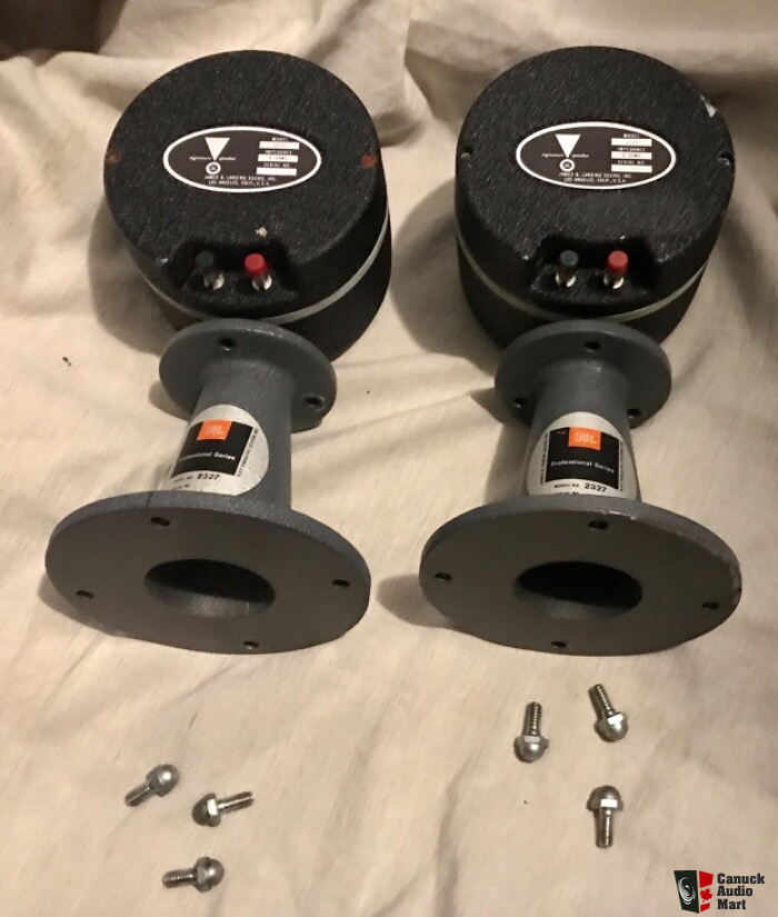 JBL Signature LE175 AlNiCo pair with 2327 1" to 2" adaptors For Sale ...