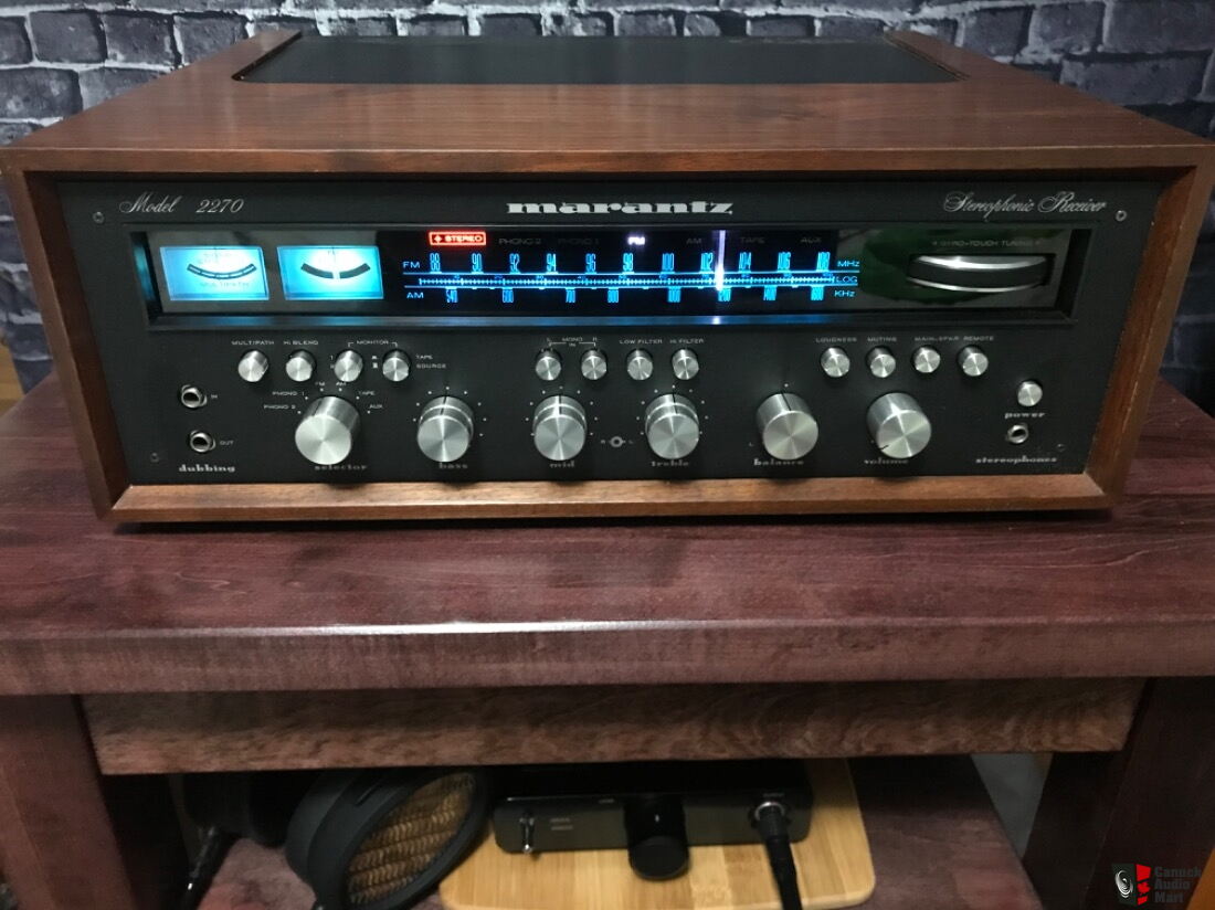 Marantz 2270 Black Face Beauty Restored For Sale - Canuck Audio Mart