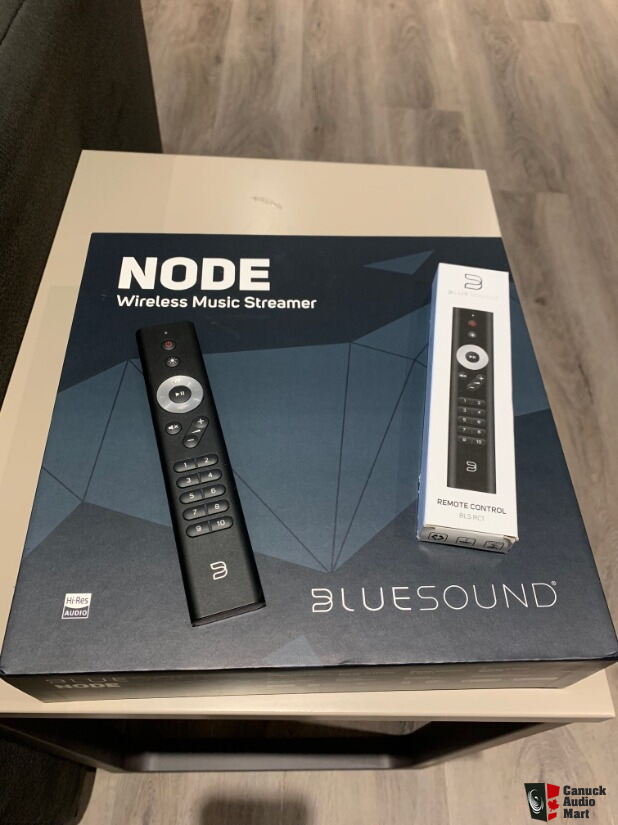 BlueSound Node - Latest Model with RC-1 Remote For Sale - Canuck Audio Mart