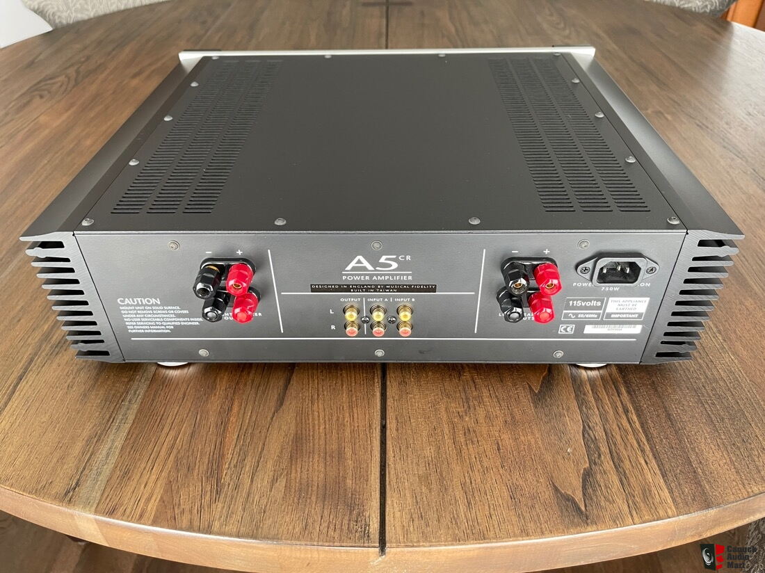 Musical Fidelity A5 CR Power Amp Photo #4142780 - Canuck Audio Mart