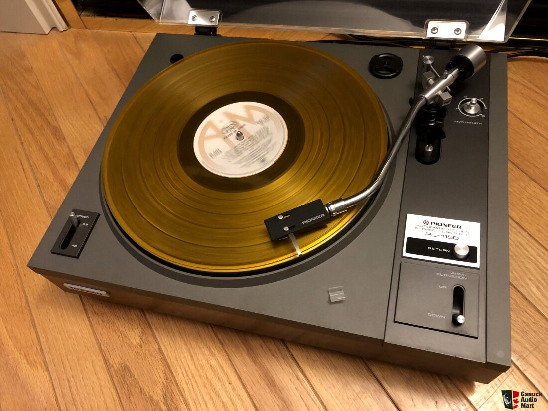 Pioneer PL 115D Belt Drive Semi Auto Turntable In Pristine Condition