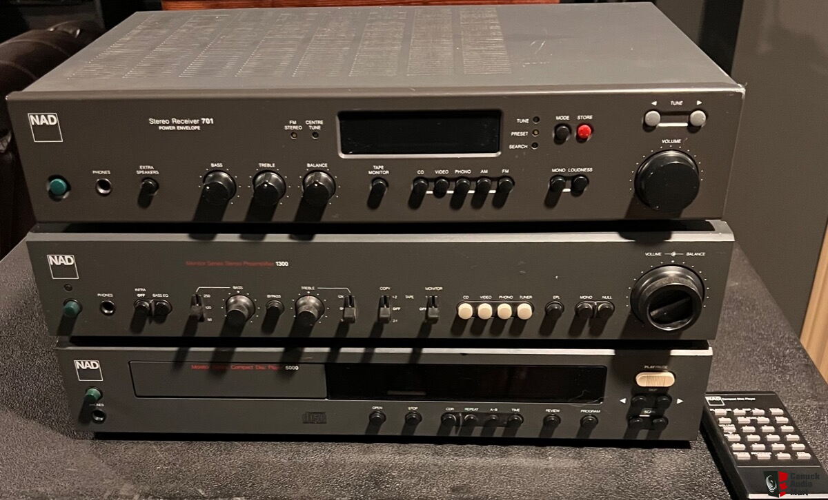 NAD 1300 Preamp NAD 5000 CD Player With Remote See Details Photo NAD 1300 Preamp NAD 5000 CD Player With Remote See Details Photo