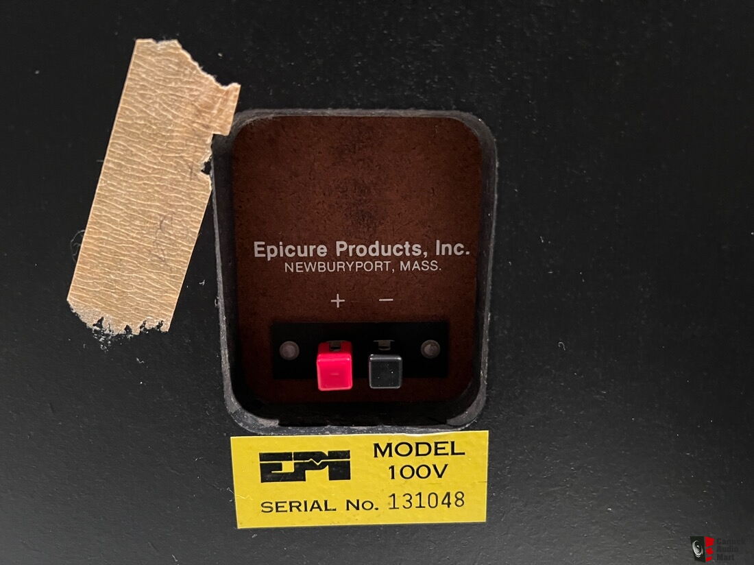 EPI Epicure Model 100V 2 Way Speakers Sound INCREDIBLE $150.00 Photo ...